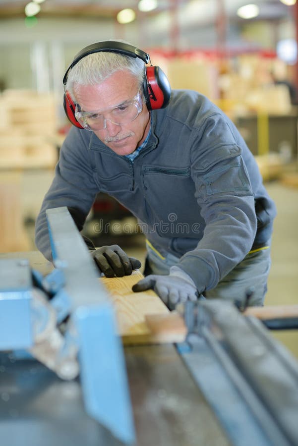 Portrait senior woodworker stock image. Image of work - 250115703