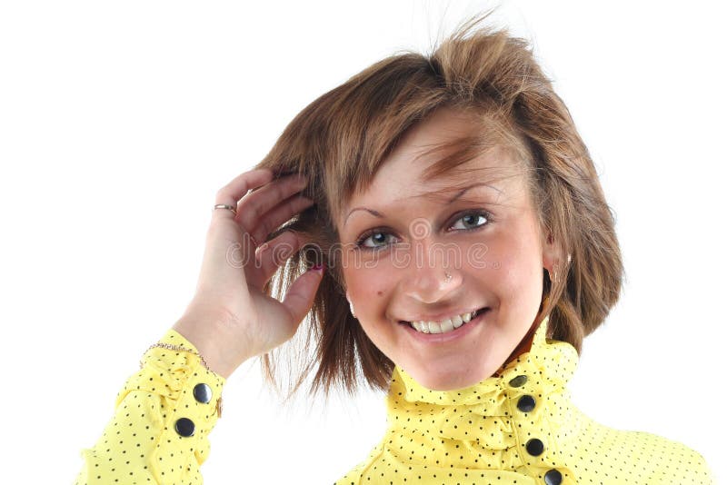 Portrate of young woman stock photo. Image of sensuality - 10443396