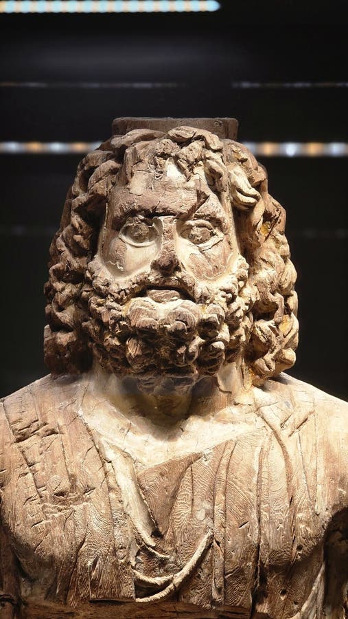 Portrait of Serapis, Ancient Greek Sculpture Editorial Stock Photo ...