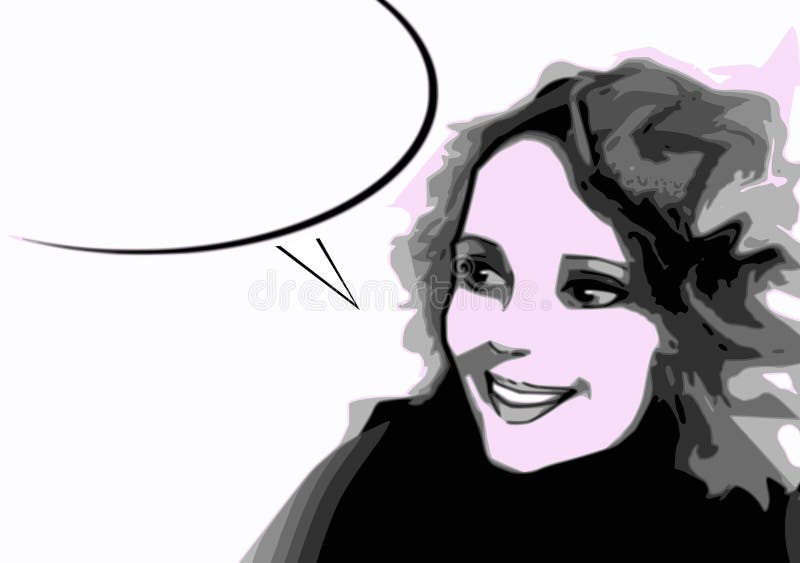 Singer Woman Music Jazz Blues Comics Cartoon Stock Vector ...