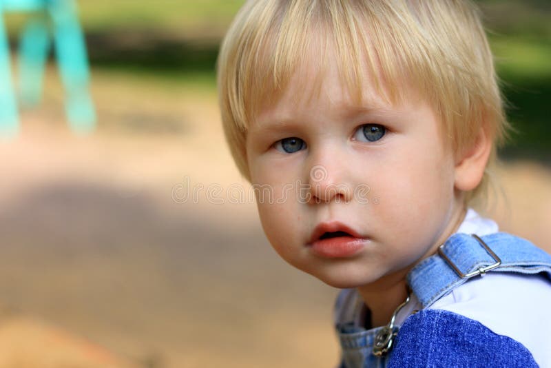 Portrait Of The Serious Child Picture. Image: 6679538