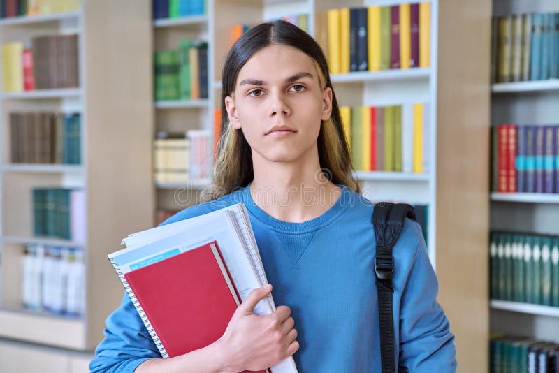 Confident Student with Backpack Walking on Campus Stock Photo - Image ...