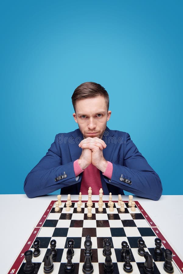 Man playing chess stock photo. Image of people, entertainment - 172978400