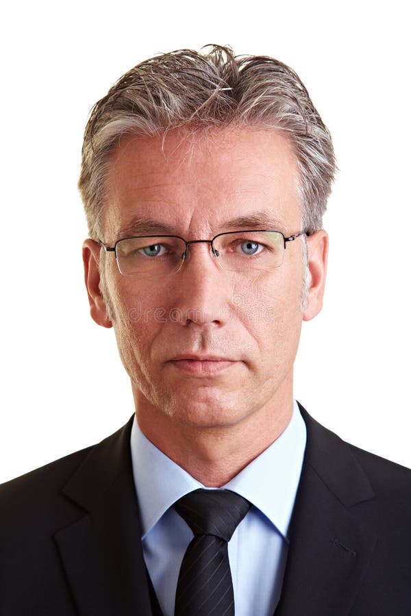 Portrait of Serious Manager Stock Image - Image of elegantly, citizen ...