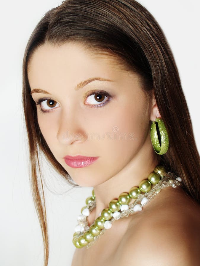 Close-up Portrait of Caucasian Young Woman Stock Photo - Image of ... Close-up Portrait of Caucasian Young Woman Stock Photo - Image of ...