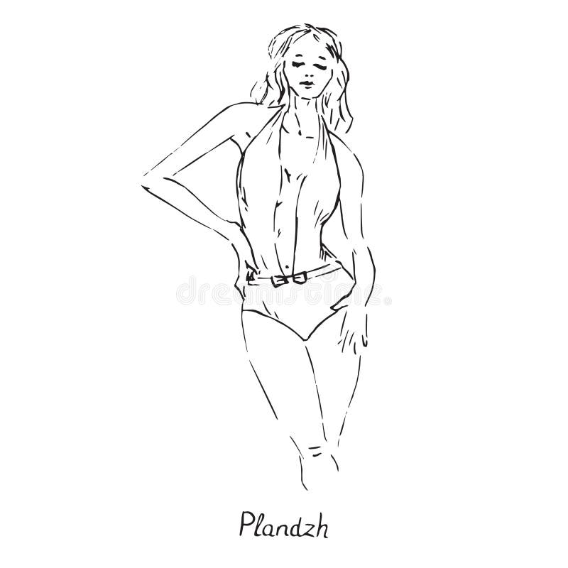 Sexy Pin Up Drawing