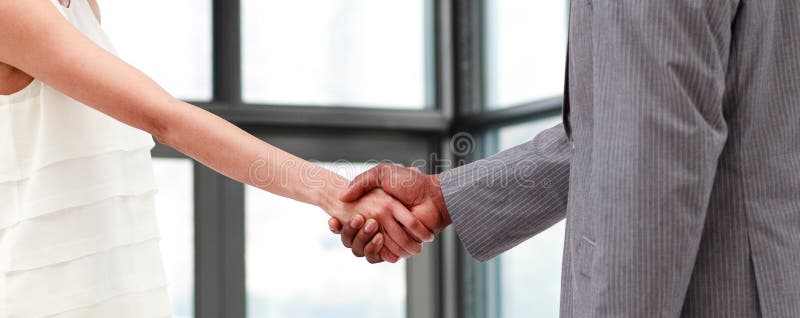 Business Men Closing Deal. Handshake Stock Photo - Image of pact, hired ...