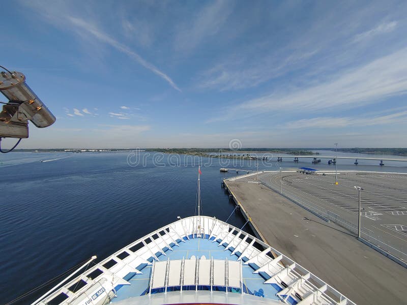 Portrait of a Ship Background the Ocean and Sky Stock Image - Image of ...