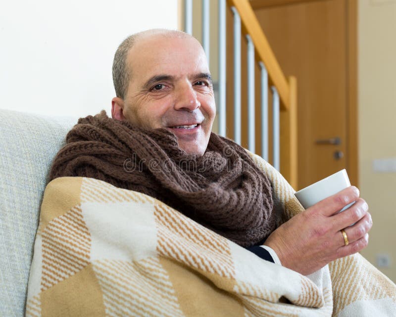 Portrait of Sick Elderly Man Stock Photo - Image of people, ordinary ...