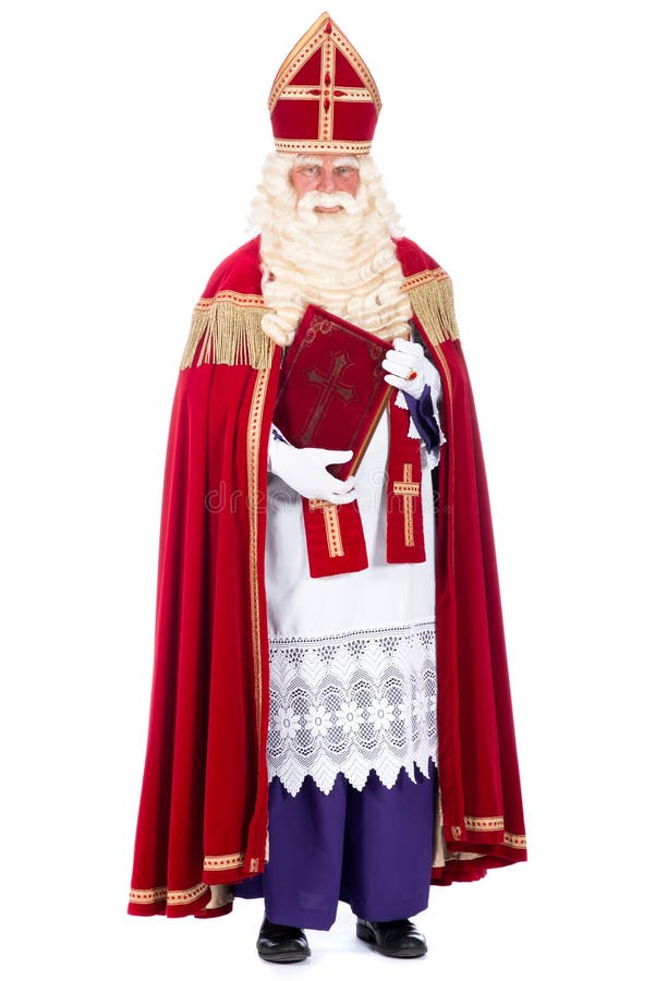 Portrait of Sinterklaas stock photo. Image of background - 34101494