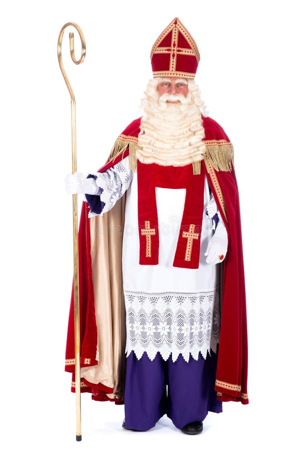 Portrait of Sinterklaas stock image. Image of studio - 34101393