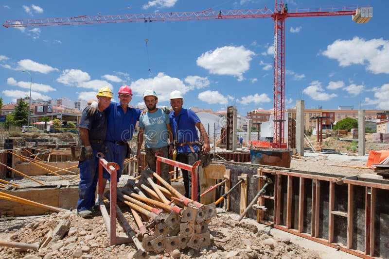 Portrait on-site work editorial image. Image of equipment - 42150965