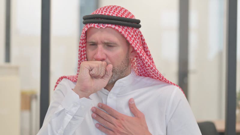 Portrait of Sleeping Tired Muslim Man Stock Video - Video of ...