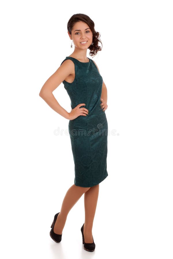 Portrait of Sliming Young Woman Stock Image - Image of hair, attractive ...