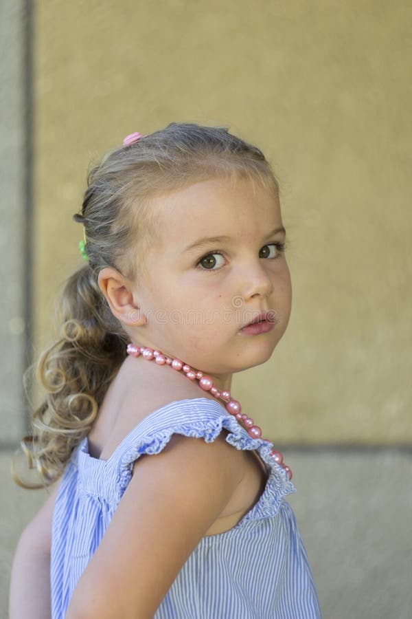 Portrait of small girl stock photo. Image of girl, outdoor - 33717534