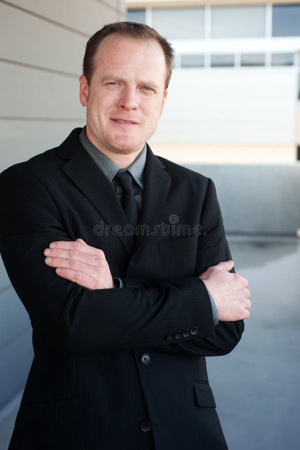 Portrait of a Smart Businessman Stock Image - Image of working ...