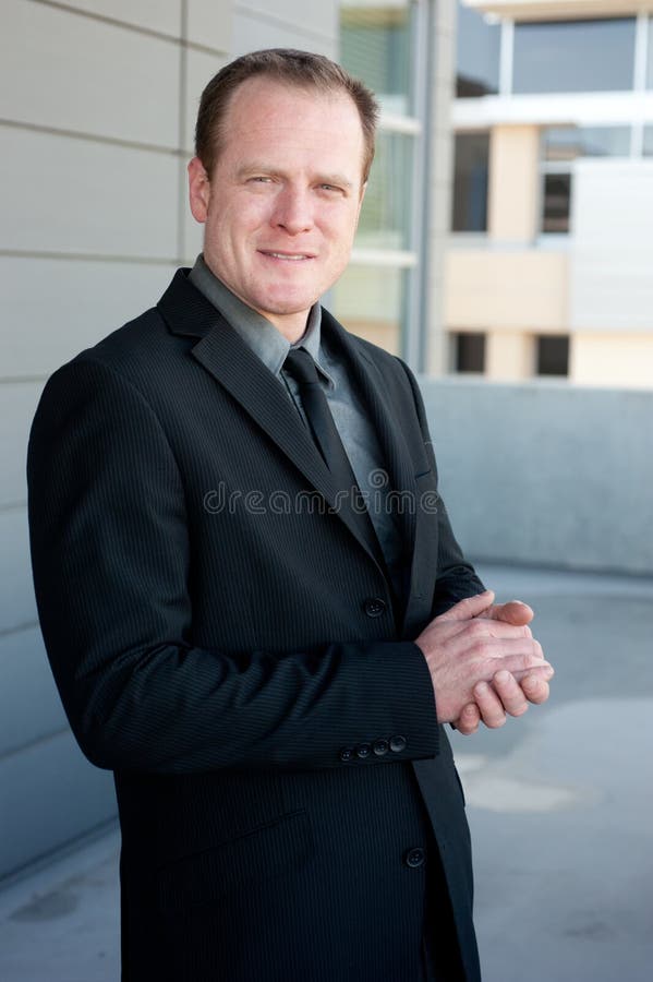Portrait of a Smart Businessman Stock Photo - Image of white, colleague ...