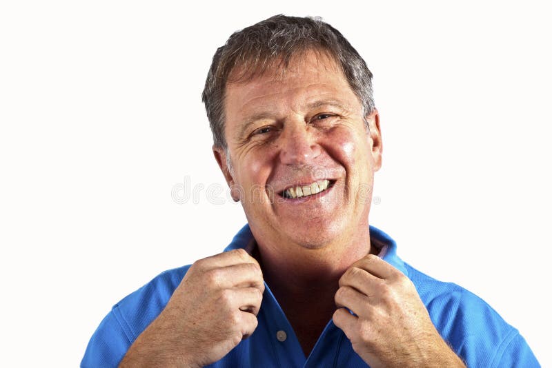 Portrait of smart man stock photo. Image of hand, isolated - 36638312