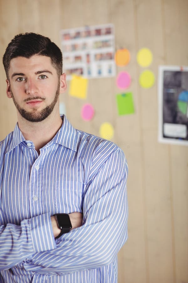 Portrait of Smart Man in Office Stock Photo - Image of business, classy ...
