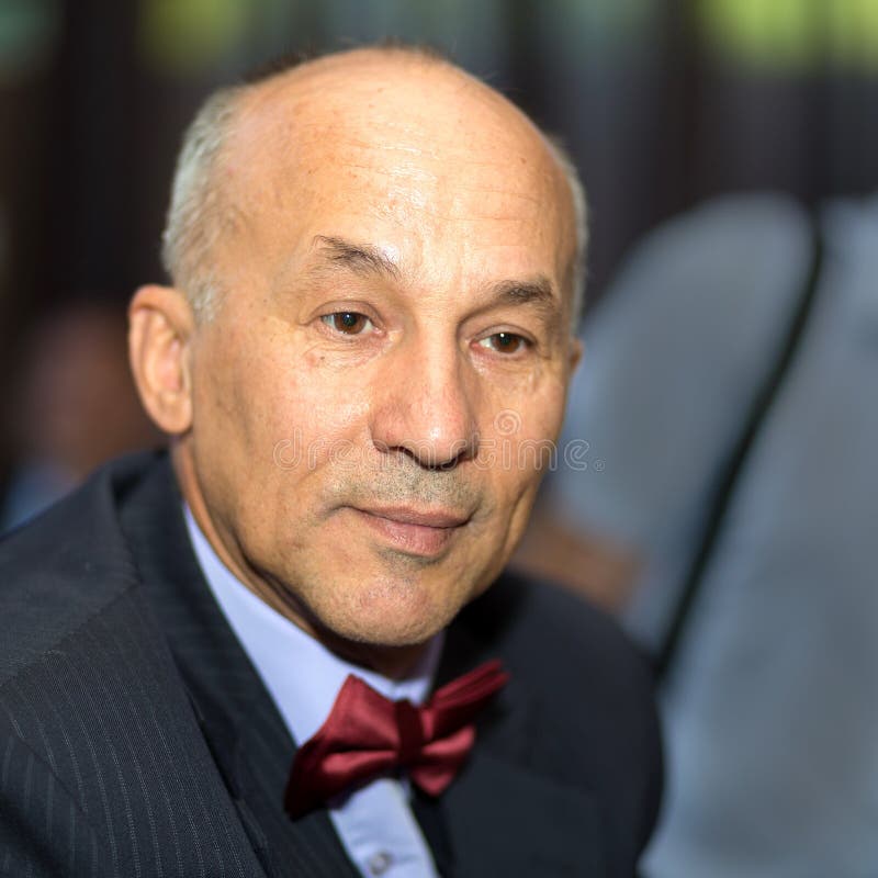 Portrait of a Smart Mature Man. Stock Photo - Image of mature, bright ...