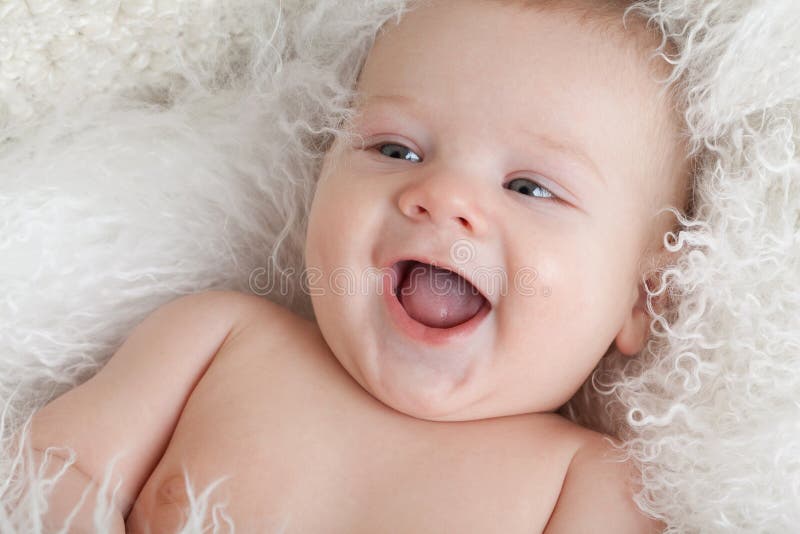 Portrait of Smiling Woman in Early Fall Park Stock Photo - Image of ...