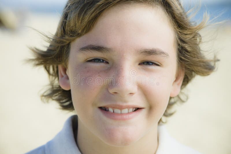 Portrait of Smiling Boy stock image. Image of face, enjoyment - 11043151