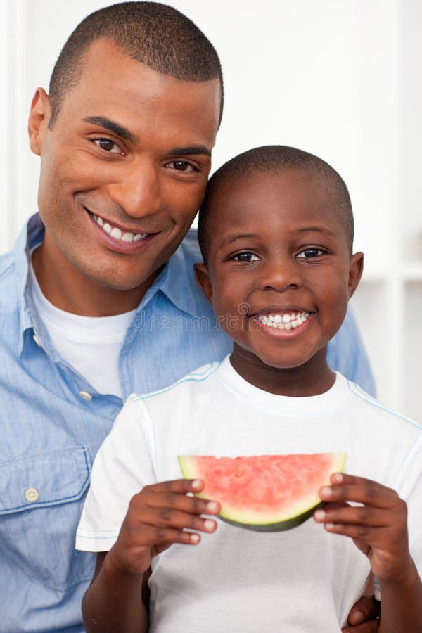 Portrait of a Smiling Boy Eating Fruit Stock Photo - Image of apple ...