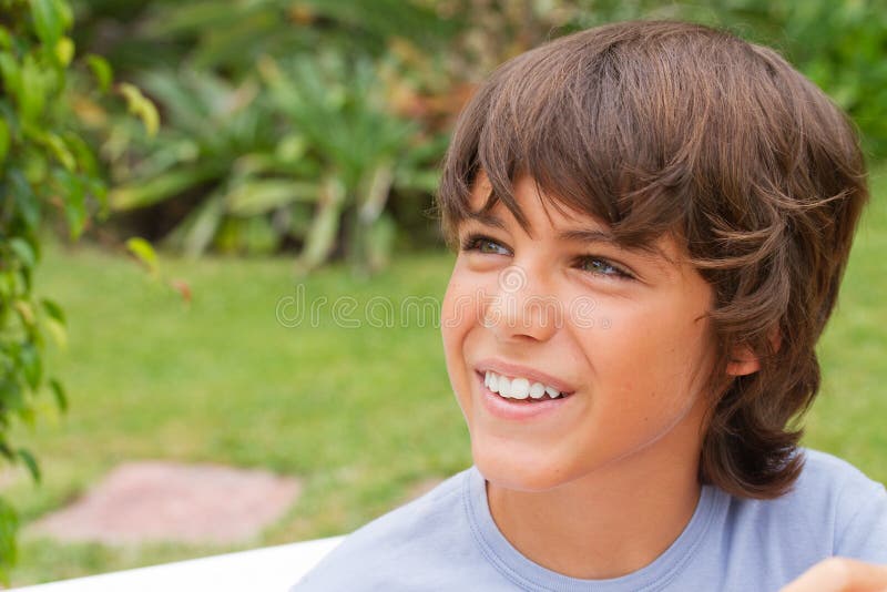Portrait of smiling boy stock image. Image of portrait - 38894929