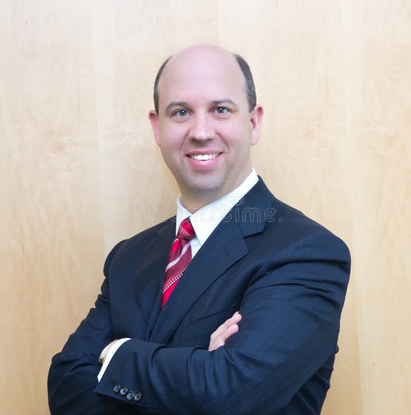 Portrait of a Smiling Business Man Stock Image - Image of chief ...