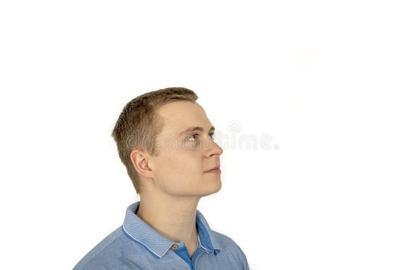Portrait of Smiling Young Man Looking Forward Stock Photo - Image of ...
