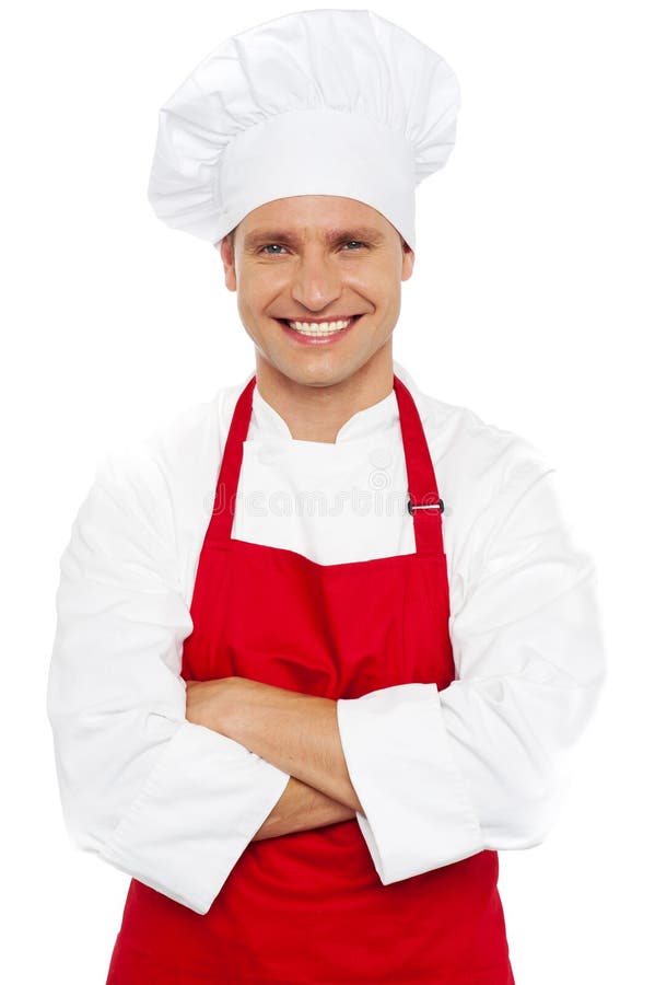 Portrait of chef smiling stock photo. Image of happy - 29061570
