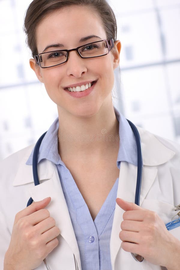 Smiling Doctor Talking To Patient Stock Image - Image of heal, adult ...