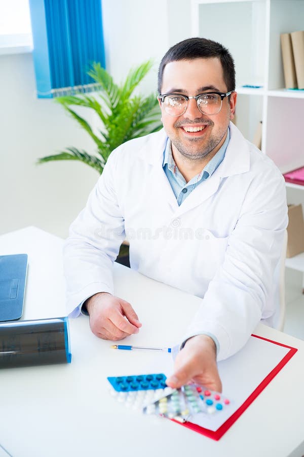 Portrait of a Smiling Doctor Stock Image - Image of physician, smile ...