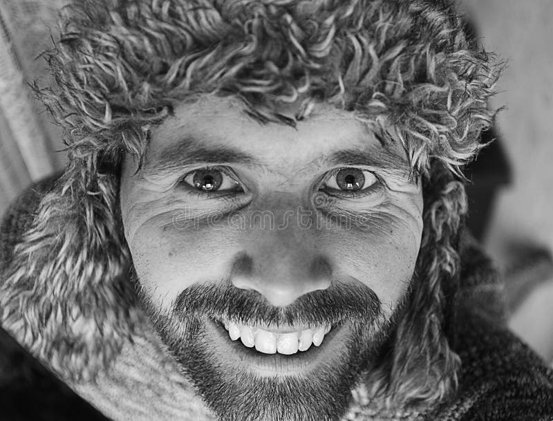 Portrait of a Smiling Funny Man Stock Photo - Image of black, handsome ...