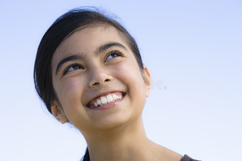 Portrait of Smiling Girl stock photo. Image of smiling - 11043226