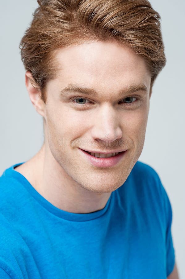 Portrait of a smiling guy stock image. Image of fashionable - 39976795