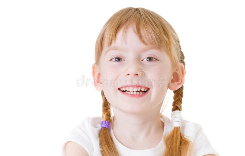 Portrait of smiling kid stock image. Image of caucasian - 68159381