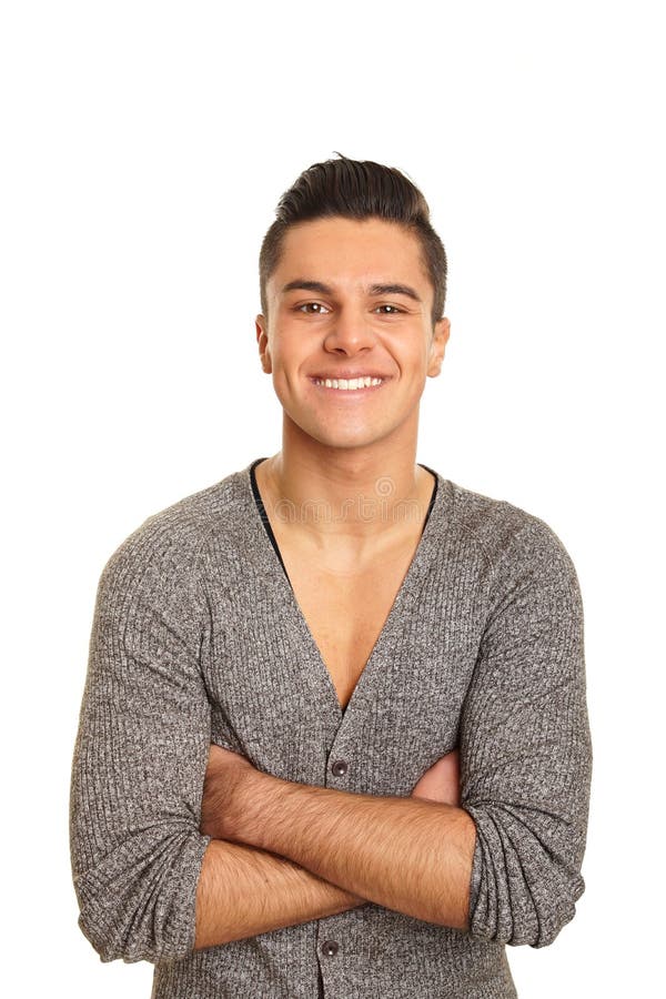 Portrait of smiling man stock photo. Image of smile, portrait - 51663242