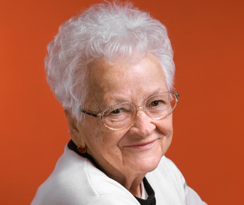 Portrait of Smiling Old Woman in Hat Stock Photo - Image of face ... Portrait of Smiling Old Woman in Hat Stock Photo - Image of face ...