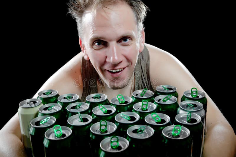 Portrait of the Smiling Person Stock Photo - Image of beer, portrait ...