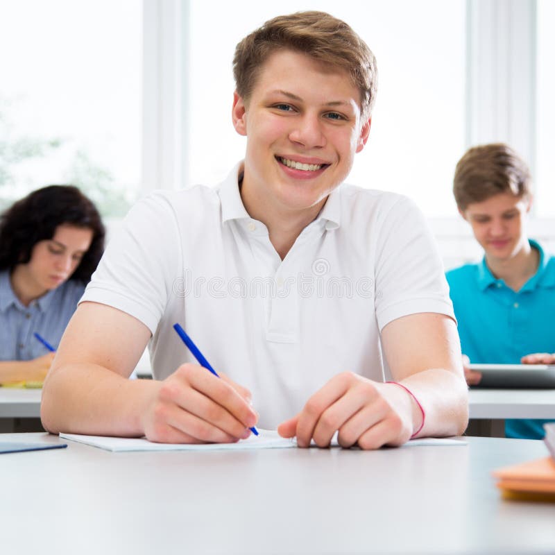 Portrait of Smiling Student Stock Image - Image of people, adult: 112460959