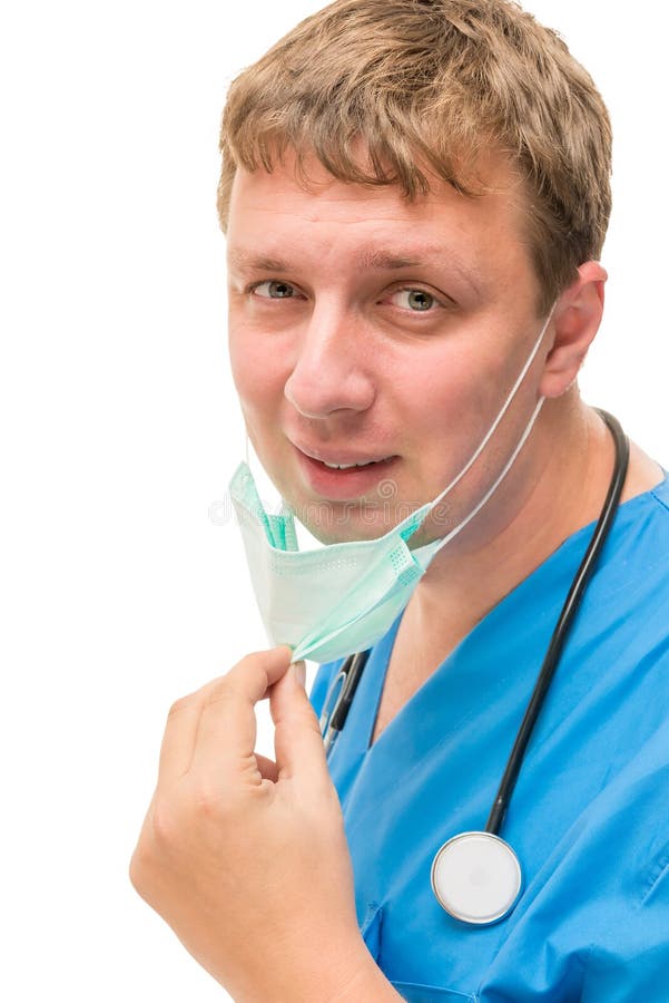 Portrait of Smiling Surgeon Stock Photo - Image of medicine, person ...