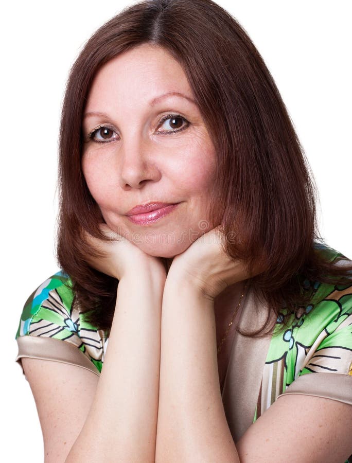 Portrait of smiling woman stock image. Image of beauty - 22054287