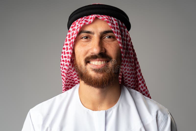 Young Arab Man Showing Ok Sign and Smiling Isolated on White Background ...