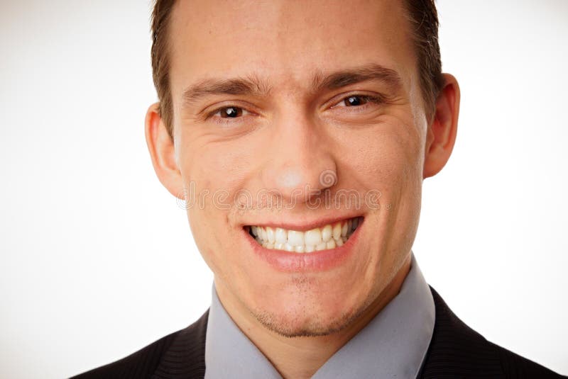 Portrait of a Smiling Young Businessman. Stock Image - Image of ... Portrait of a Smiling Young Businessman. Stock Image - Image of ...