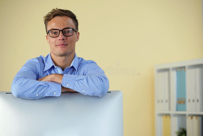 Young it engineer stock image. Image of career, glasses - 119501647