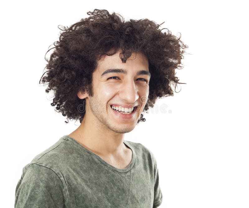Portrait of Smiling Young Man Stock Image - Image of male, expression ...