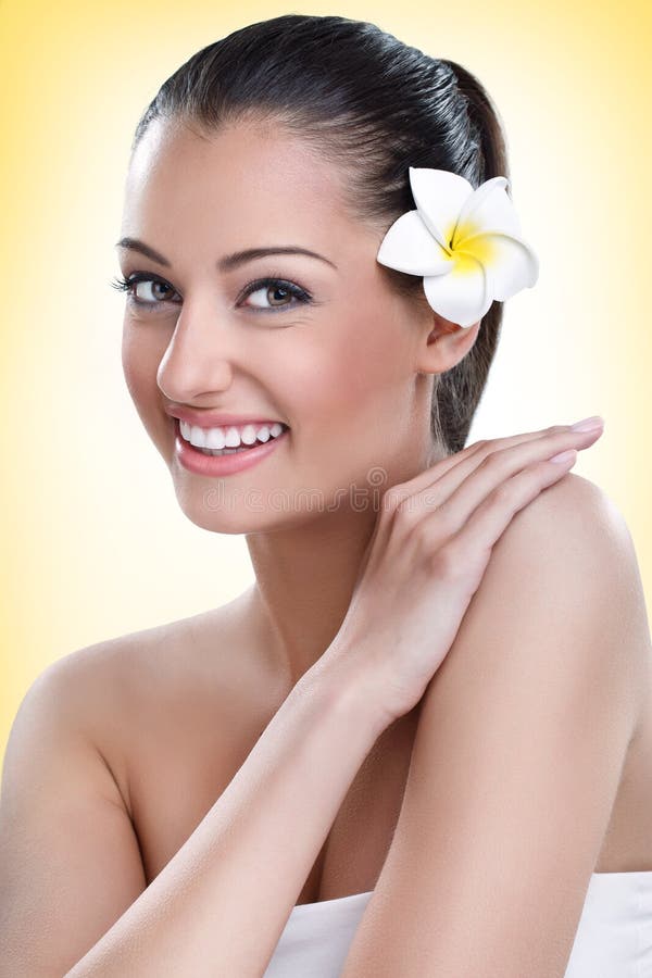 Portrait of Spa Beauty Woman Stock Photo - Image of portrait, cosmetic ...