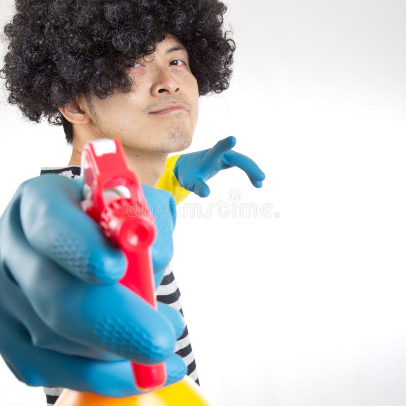 Portrait spay man stock image. Image of person, press - 30156091