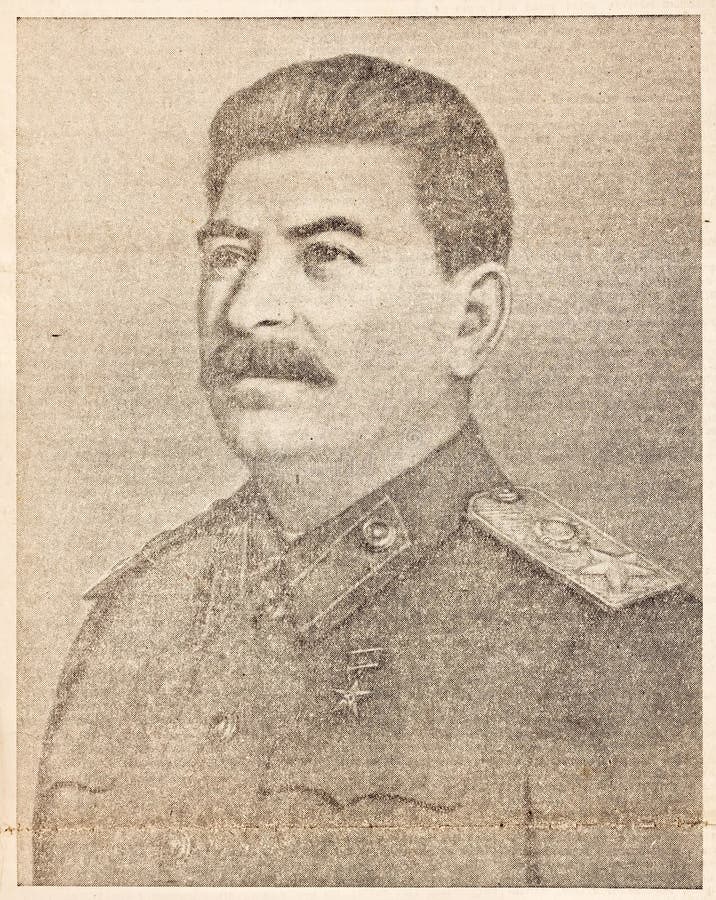 Portrait of Stalin editorial stock photo. Image of star - 17546663